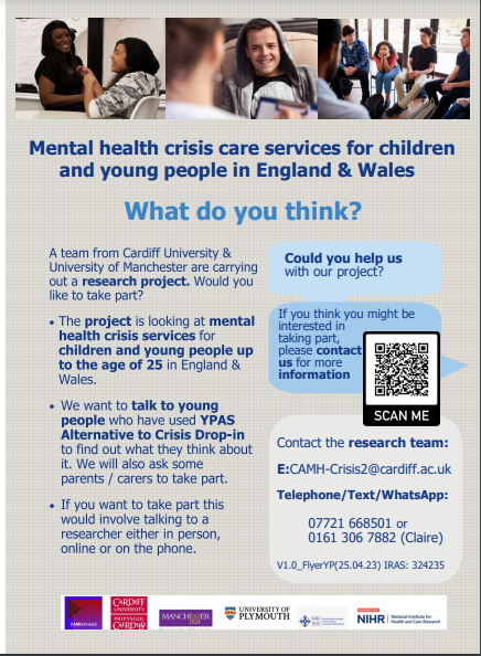 Have Your Say on Mental Health Crisis Care Services - YPAS